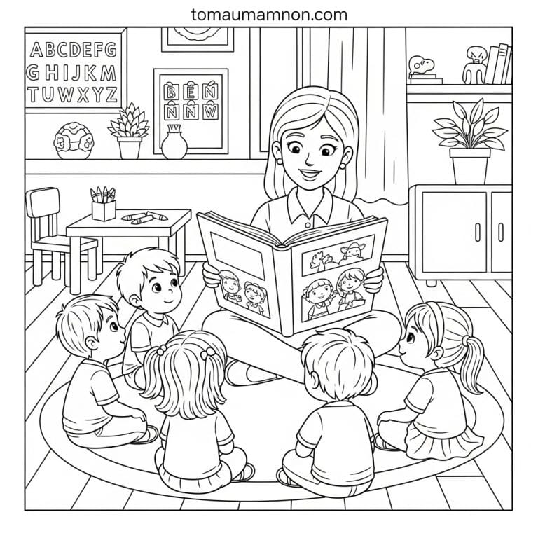 Tải Miễn Phí Tranh Tô Màu 29 Chữ Cái Tiếng Việt Cho Bé Mầm Non